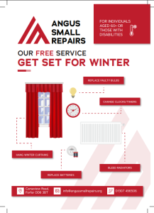 Angus Small Repairs Free Winter Service – Angus Carers
